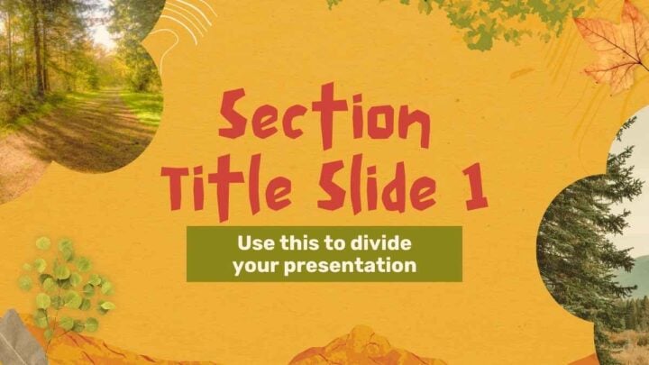 Parts & Types of Trees Nature Lesson. Free Slides Template — SlidesCarnival