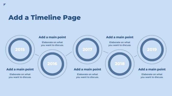 Curved Timeline. Free Presentation Template — SlidesCarnival