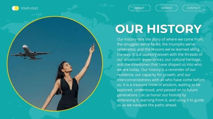 Aircraft Background Mini. Free PPT & Google Slides Template ...