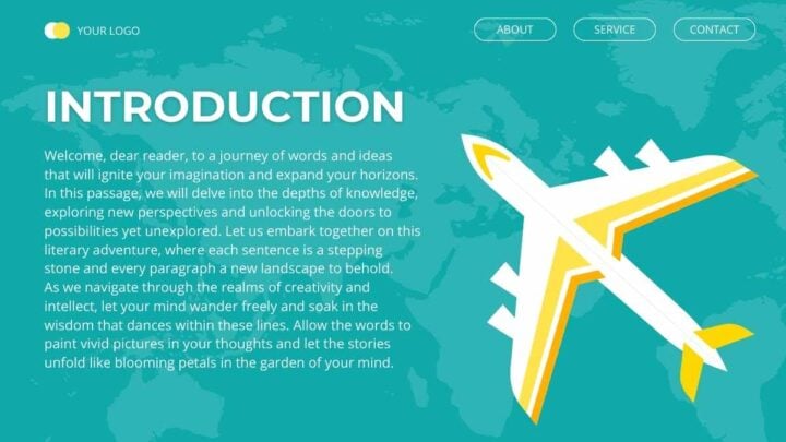 Aircraft Background Mini. Free PPT & Google Slides Template ...