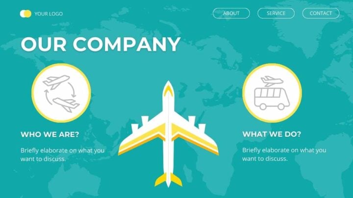 Aircraft Background Mini. Free PPT & Google Slides Template ...