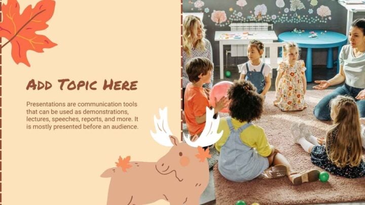 Cute Autumn Interactive Lesson Plan for Elementary. Free PPT & Google ...
