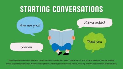Basic English for Hispanic Speakers Workshop. Free Slides Template ...