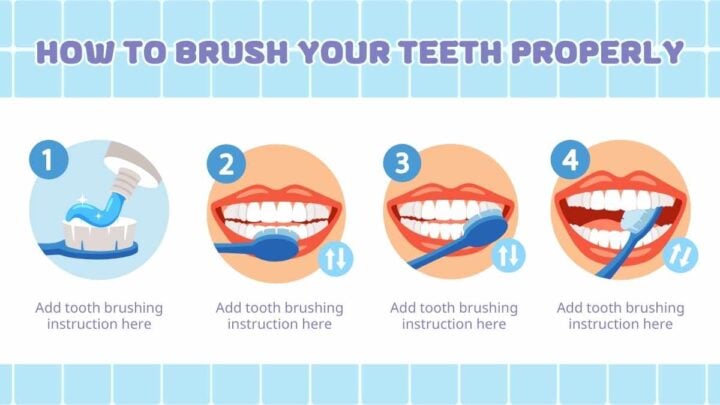 Brushing Your Teeth Tutorial. Slides Template — SlidesCarnival