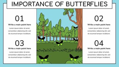 Butterfly Life Cycle Infographic. Free PPT & Google Slides Template ...