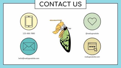 Butterfly Life Cycle Infographic. Free PPT & Google Slides Template ...