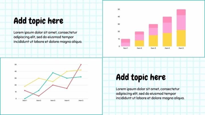 Cute Cartoon Math Subject Lesson Plan. Free Presentation Template ...