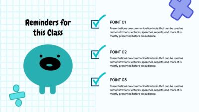 Cute Cartoon Math Subject Lesson Plan. Free Presentation Template ...