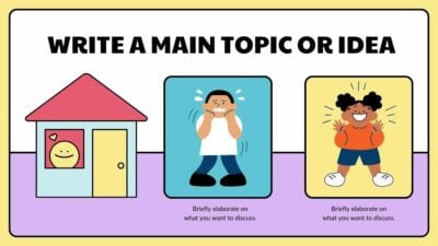 Cute Cartoony Emotion Flashcard for Elementary. Free PPT & Google ...