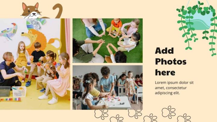 Cute Cat Activity Lesson Plan. Free PPT & Google Slides Template ...