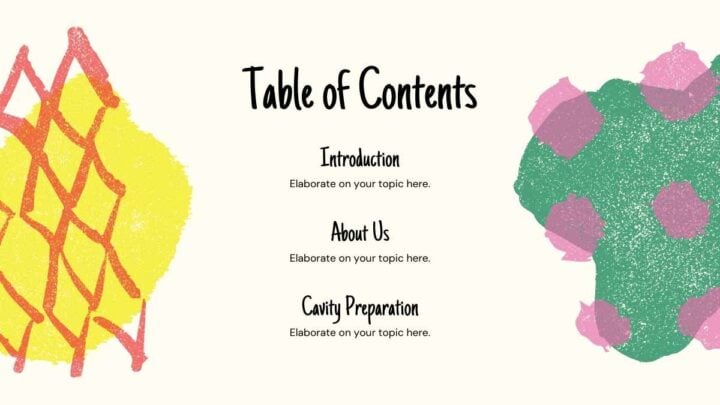 Cavity Preparation In Primary Teeth. Free Google Slides Template ...
