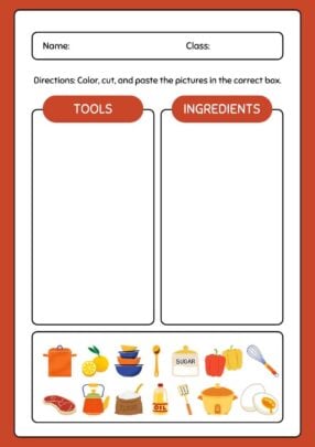 Chef Worksheet. Free Slides Template — SlidesCarnival