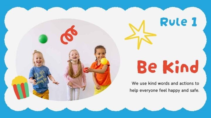 Back to School Classroom Rules . Free Slides Template — SlidesCarnival