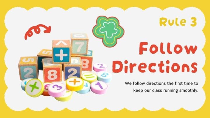 Back to School Classroom Rules . Free Slides Template — SlidesCarnival