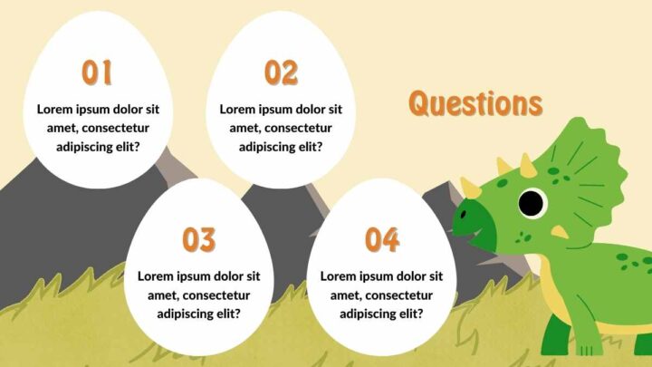 Cute Dinosaur Storybook. Presentation Template — SlidesCarnival