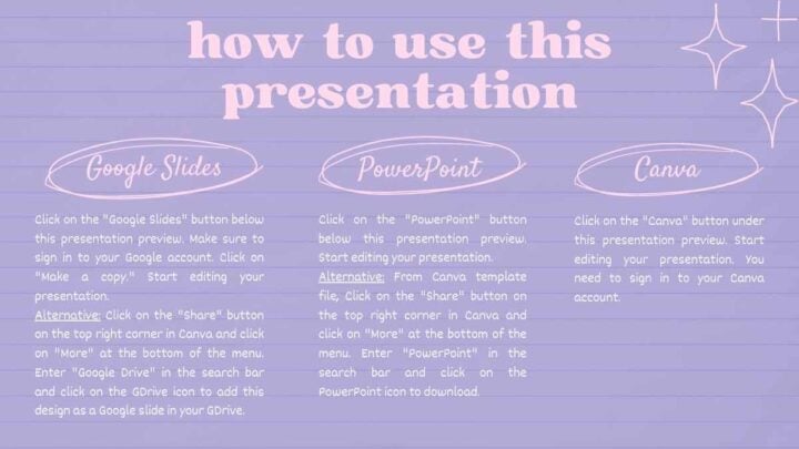 Cute Doodle Vlog Graphics Content. Free Presentation Template ...