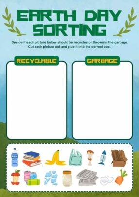Earth Day Quiz Worksheet. Free Worksheet Template — SlidesCarnival
