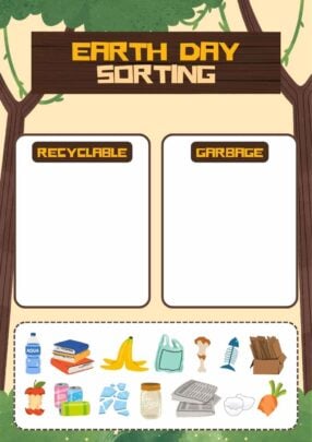 Earth Day Quiz Worksheet. Free Worksheet Template — SlidesCarnival