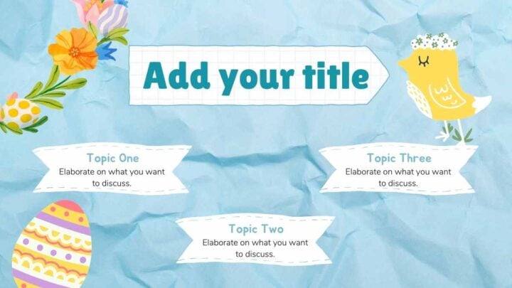 Easter Activities for Kindergarten. Free PPT & Google Slides Template ...