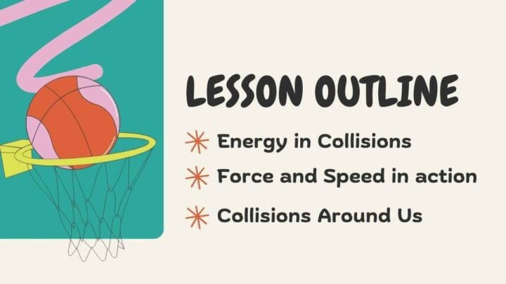 Energy in Collisions Lesson for Middle School. Free Lesson Template ...