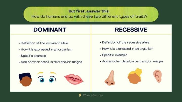 Genetic Traits and Inheritance Lesson for Middle School. Lesson ...