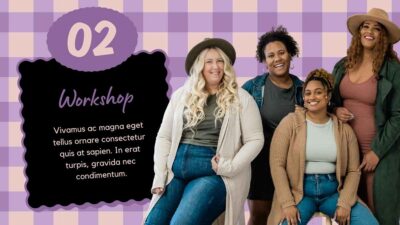 Plantilla de taller para presentarte: diapositivas gratis