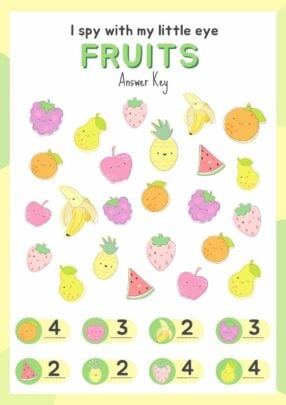 I Spy with my Little Eye Worksheet. Free PPT & Google Slides Template ...