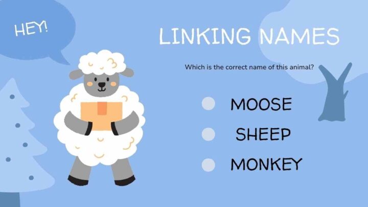 Cute Illustrated Animal Flashcards. Free PPT & Google Slides Template ...