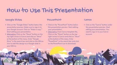 Cute Illustrated Animated Film Background. Free PPT & Google Slides ...