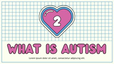 Cute Illustrated Autism Awareness Day. Free Presentation Template ...