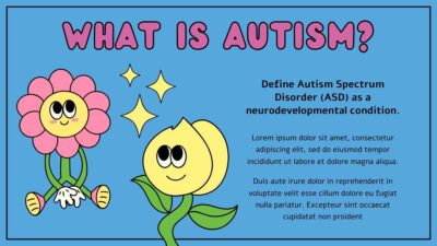 Cute Illustrated Autism Awareness Day. Free Presentation Template ...