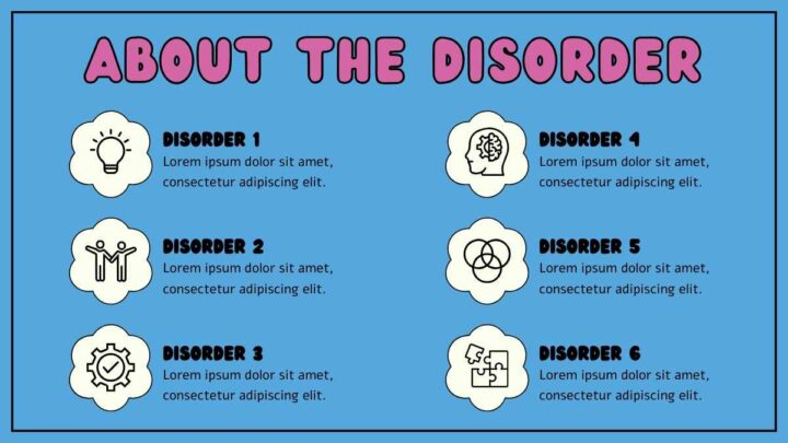 Plantilla de diapositivas sobre autismo gratis