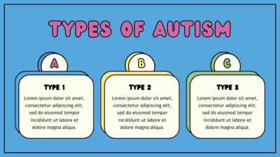 Cute Illustrated Autism Awareness Day. Free Presentation Template ...