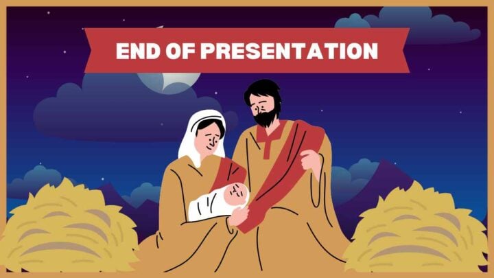 Baby Jesus Background. Free Slides Template — SlidesCarnival