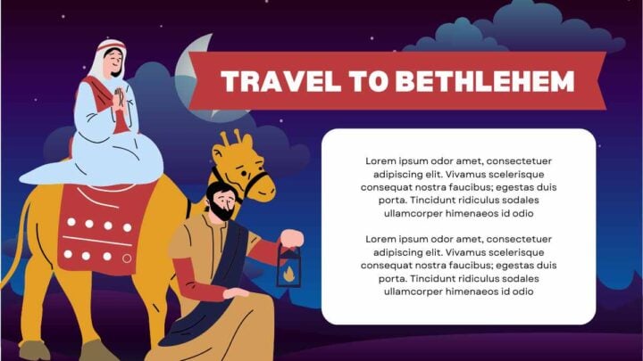 Baby Jesus Background. Free Slides Template — SlidesCarnival