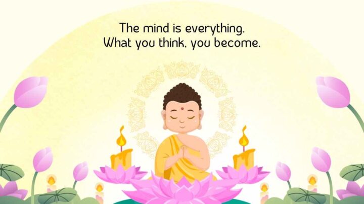 Buddhism Background for. Slides Template — SlidesCarnival