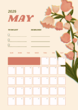 May Calendar Planner. Free PPT & Google Slides Template — SlidesCarnival