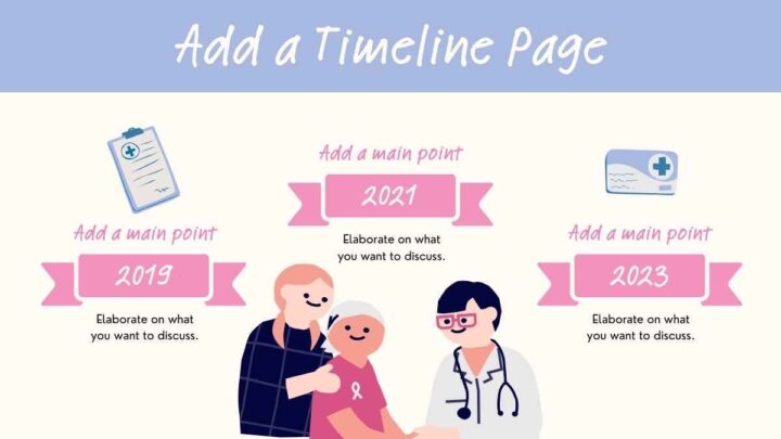 Cute Illustrated Cancer Treatment Information Brochure. Free ...