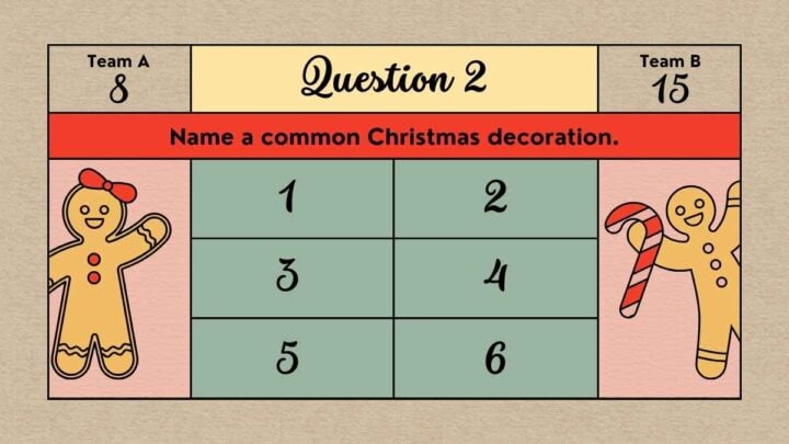 Christmas Family Feud Gameshow. Free Game Template — SlidesCarnival