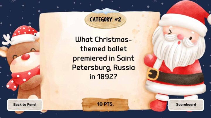 Christmas Holiday Trivia Game. Free Slides Template — SlidesCarnival