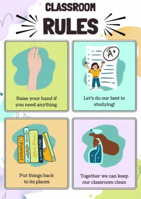 Classroom Rules Poster. Free PPT & Google Slides Template — SlidesCarnival