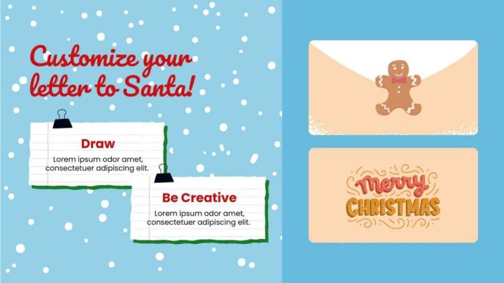 Dear Santa Letter Activity Workbook. Free PPT & Google Slides Template ...