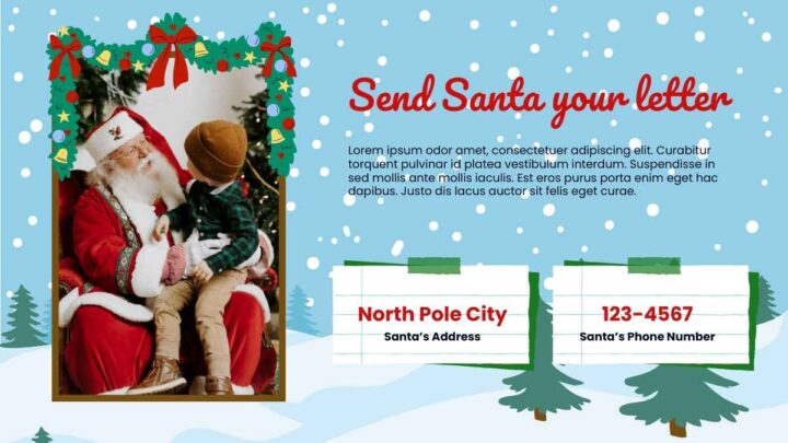 Dear Santa Letter Activity Workbook. Free PPT & Google Slides Template ...