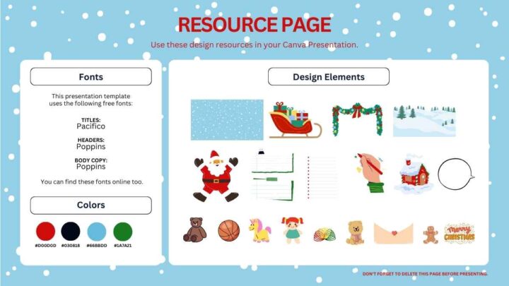 Dear Santa Letter Activity Workbook. Free PPT & Google Slides Template ...
