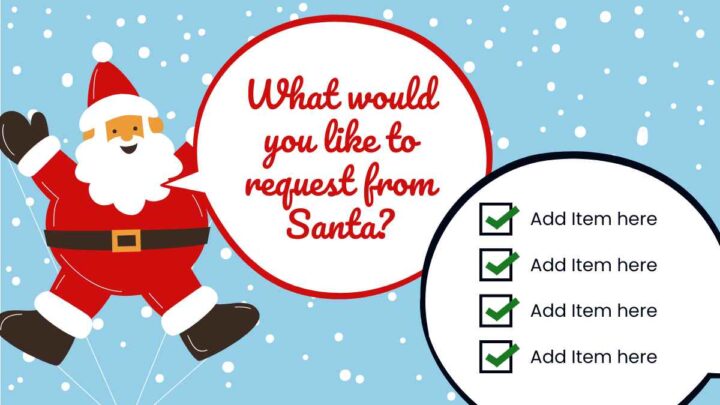 Dear Santa Letter Activity Workbook. Free PPT & Google Slides Template ...