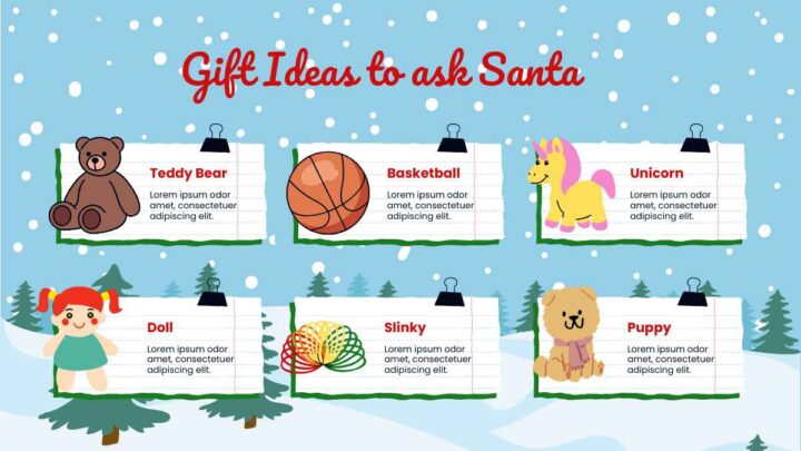 Dear Santa Letter Activity Workbook. Free PPT & Google Slides Template ...
