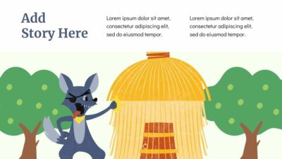 Cute Illustrated Fables Storybook. PPT & Google Slides Template ...