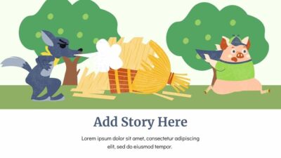 Cute Illustrated Fables Storybook. PPT & Google Slides Template ...