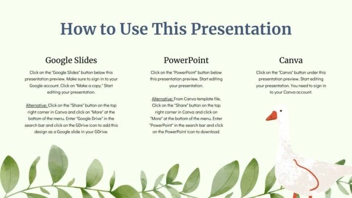 Cute Illustrated Fables Storybook. PPT & Google Slides Template ...
