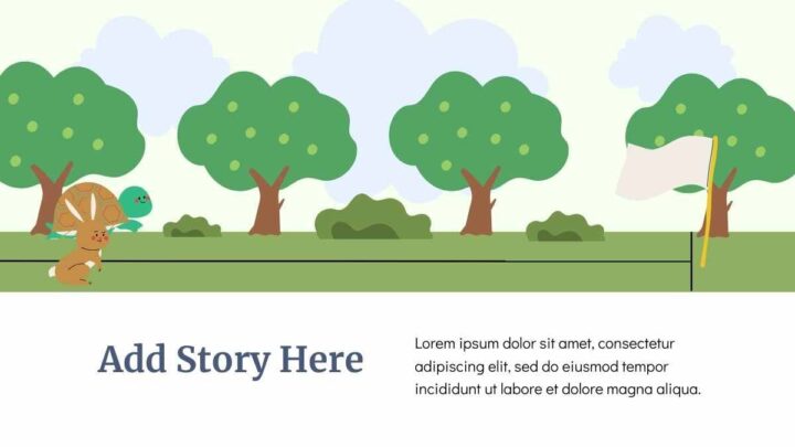 Cute Illustrated Fables Storybook. PPT & Google Slides Template ...